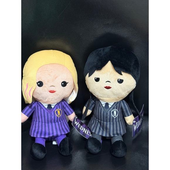 Toys | Wednesday Addams Enid Sinclair Plush Dolls Set Nevermore Academy ...